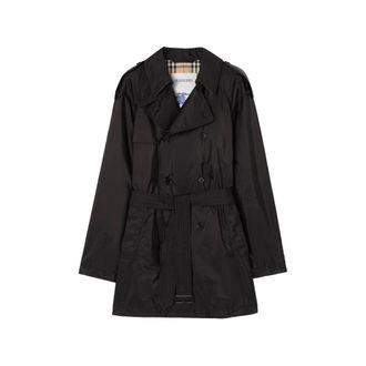 Burberry Mid-length Nylon Leadenham Trench Coat