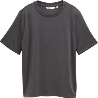 Tom Tailor Damen 1041160 T-Shirt, 10899-Tarmac Grey, M