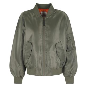 Anine Bing Leon Bomberjacke - - Jackets - Damen - Gr&uuml;n - S
