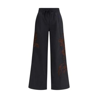 P.A.R.O.S.H. P.a.r.o.s.h., Femme, Pantalons, Noir, Taille: 38 FR Cotton Relaxed Fit Casual Pants