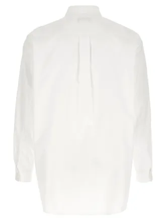 Comme Des Gar&ccedil;ons Geometric Cut-Out Shirt - White