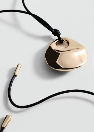 Mango Collier avec pendentif m&eacute;tallique or - Femme - Taille unique - MANGO