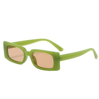 Generic Lunettes De Soleil Carr&eacute;es For Hommes Et Femmes, Id&eacute;ales For Les Voyages, Vacances Ou F&ecirc;tes(Green)