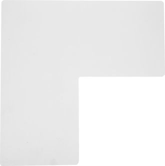 BESPORTBLE PVC Eckregal 30X14X30cm Wei&szlig; Wandregal Aufbewahrungsregal Eckh&auml;ngeregal f&uuml;r K&uuml;che Bad Wohnzimmer Schlafzimmer