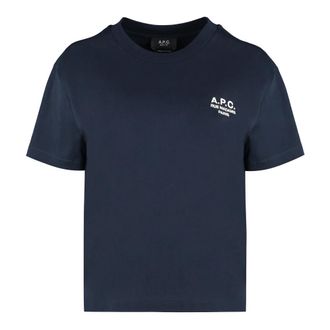 A.P.C. Cropped T-Shirt - - Tops - Damen - Blau - L
