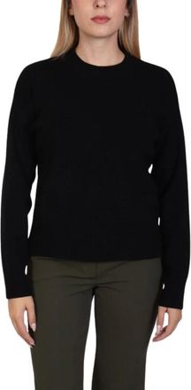 Marella Femme, Pulls, Noir, Taille: 42 FR Tricot ras du cou