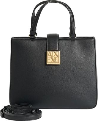 A|X Armani Exchange Femme, Sacs, Noir, Taille: ONE Size Sac &agrave; main en similicuir