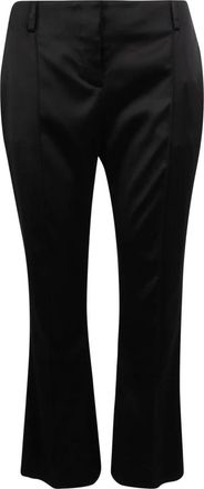Ermanno Scervino Femme, Pantalons, Noir, Taille: 38 FR Flared Viscose Pantalons