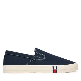Tommy Jeans Sneakers aus Stoff Tommy Jeans Archive Vulc. Y2K Slip On EM0EM01675 Dunkelblau