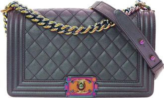 Chanel sac à bandoulière Old Medium Quilted (2015-2016) - Multicolore