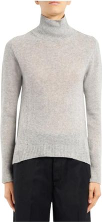 Dondup Femme, Pulls, Gris, Taille: 40 FR Pull col polo slim fit
