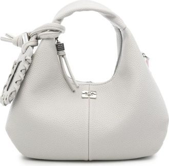 Ganni Bou Knotted Leather Tote Bag
