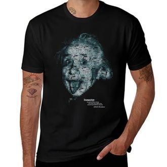 Generic Geek Albert Einstein Insanity 701741 T-shirt, Style noir, L