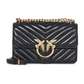 Pinko Pinko, Femme, Sacs, Noir, Taille: ONE Size Mini Love Bag One
