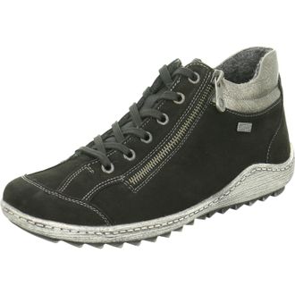 Remonte R1483, Damen Hohe Sneaker, Schwarz (schwarz/Altsilber/schwarz 02), 36 EU (3.5 UK)