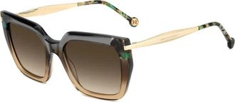 Carolina Herrera Femme, Accessoires, Brun, Taille: 55 MM HER 0348S Lunettes de soleil
