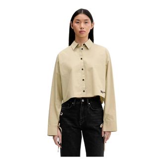 Karl Lagerfeld Damen, Blusen & Hemden, Beige, SGr&ouml;&szlig;e
