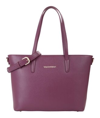 Valentino Schultertasche Shopper Zero Re Shopping Bag Prugna beere