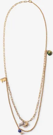 Burberry Collier Charm double rang