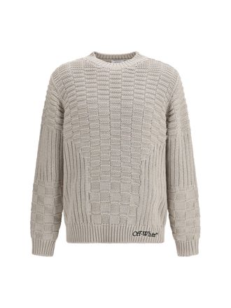 Off-white Mens Sweater Arrow Stone Cotton