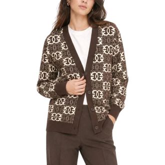 Pinko Pinko - Strickware > Strickjacken - - Knitwear - Damen - Braun - M