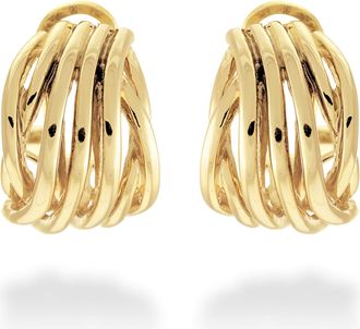 Luxenter Pendientes acabados en oro amarillo de 18K - Goga
