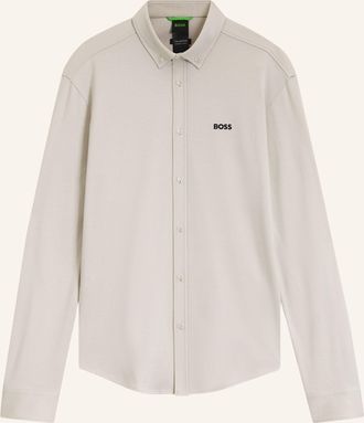 HUGO BOSS Hemd St_Motion L Regular Fit beige