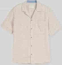 Tom Tailor Regular Fit Freizeithemd aus Leinen-Baumwolle-Mix