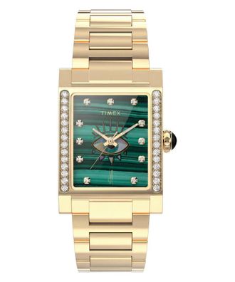 Timex Jacquie Aiche Gold Damen Armbanduhr TW6A15400