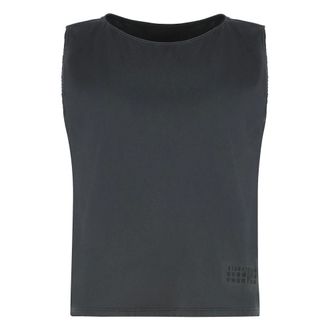 Maison Margiela Femme, Tops, Noir, Taille: 36 FR Débardeur en coton