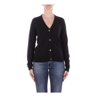 John Richmond Maglia Cardigan - - Knitwear - Damen - Schwarzk - L