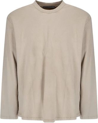 Stockholm Surfboard Club Stockholm Surfboard Club, Homme, Tops, Beige, Taille: S Greg Back Logo Longsleeve