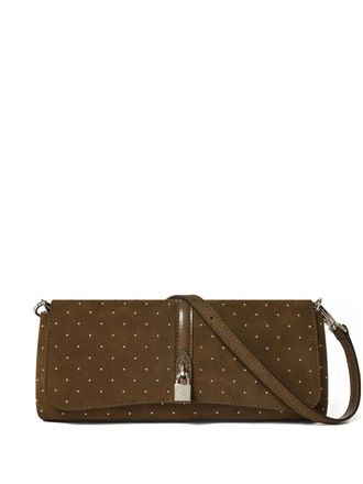 Stella McCartney sac port&eacute; &eacute;paule Ryder en daim - Marron