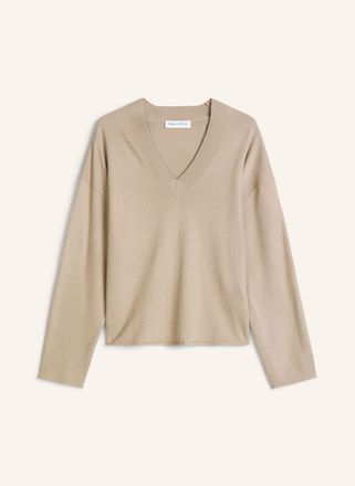 Marc O'Polo Marc Opolo V-Neck-Pullover beige