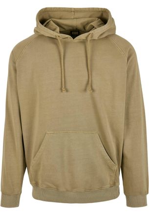 Urban Classics Herren Overdyed Hoody Kapuzenpullover, Khaki, M