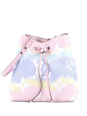 Louis Vuitton Limitierte Giant NeoNoe Escale Monogram MM Beuteltasche - Mehrfarbig