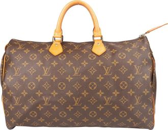 Louis Vuitton Crossbody Bags - Louis Vuitton Canvas Monogram Speedy 40 Handbag - Gr. unisize - in Braun - für Damen