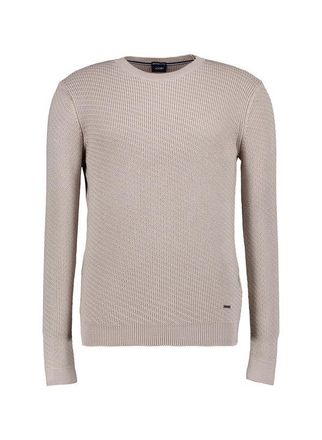 Joop Herren Pullover braun Baumwolle unifarben