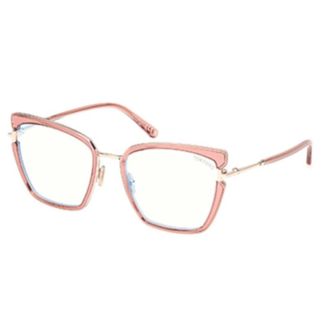 Tom Ford Blue Block Butterfly Optical - - Accessories - unisex - Rosa - 54 MM