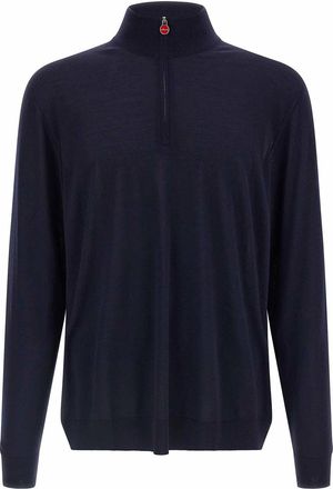 Kiton Rollkragenpullover - Blau