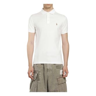 Polo Ralph Lauren Pima-Baumwoll-Poloshirt - - Tops - Herren - Wei&szlig; - M