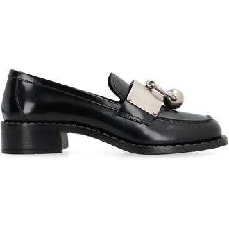 Prada Loafer aus geb&uuml;rstetem Leder - - Shoes - Damen - Schwarzk - 39 EU