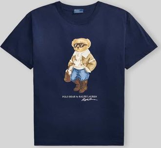 Polo Ralph Lauren T-Shirt mit B&auml;ren-Motiv