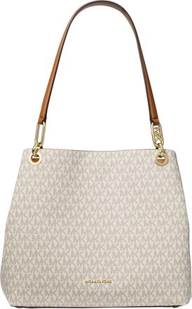 Michael Kors Women Lg Shldr Tote Hand Bag, Vanille/Accrn