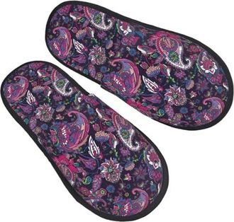 Generic Fourrure Pantoufles Pai-Sley Oriental Traditionnel Lavables Accueil Pantoufles R&eacute;utilisables Maison Slippers Pour Invit&eacute; Spa Chambre M