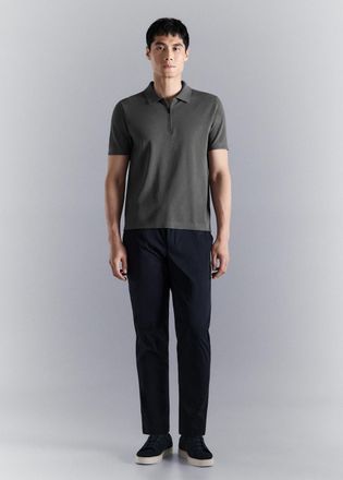 Mango Sweat confort extensible &agrave; zip gris fonc&eacute; - Homme - XXL - MANGO MAN