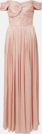 Costarellos Off-Shoulder-Robe