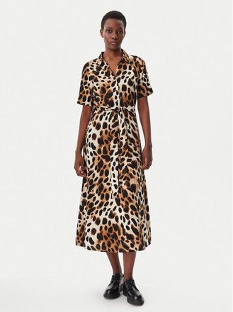 Jacqueline de Yong Hemdkleid Star 15320702 Braun Regular Fit