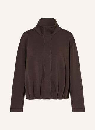 Comma Comma Sweatjacke braun