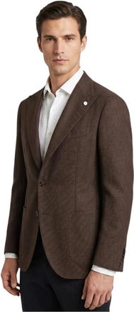 L.B.M. 1911 L.b.m. 1911, Homme, Vestes, Brun, Taille: XL Steve Fly Jacket